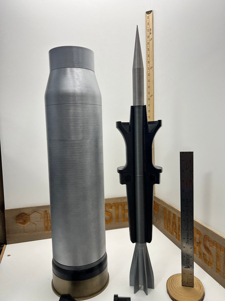120mm M829A1 APFSDS-T Round – 3D Printed Replica – Redleg3D