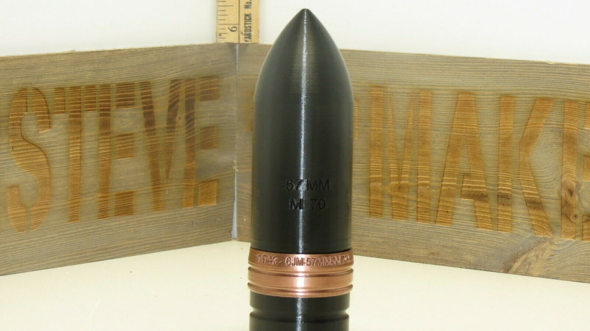 3D Printed 57mm M70 Shell - WWII Era Replica – Redleg3D