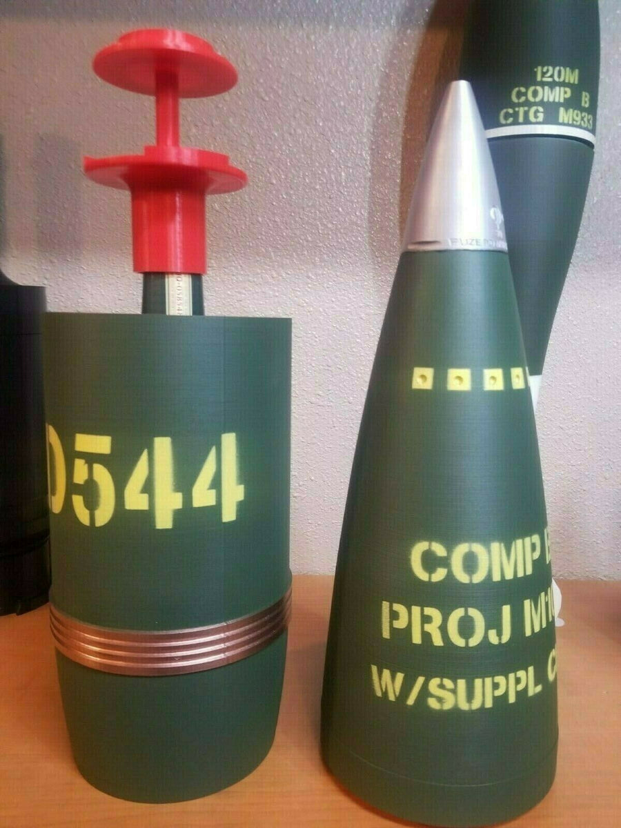 The Original 155mm D544 M107 COMP-B Howitzer Shell Whiskey Stash ...
